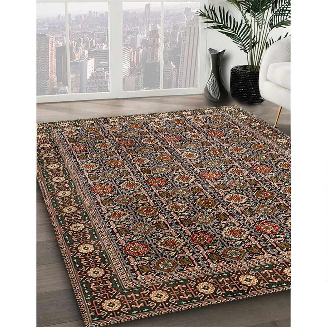 Bungalow Rose Southwestern Dark Chocolate Area Rug | Wayfair