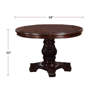 Astoria Grand Formal Dining Room Table 1Pc Dining Table Only Pedestal ...