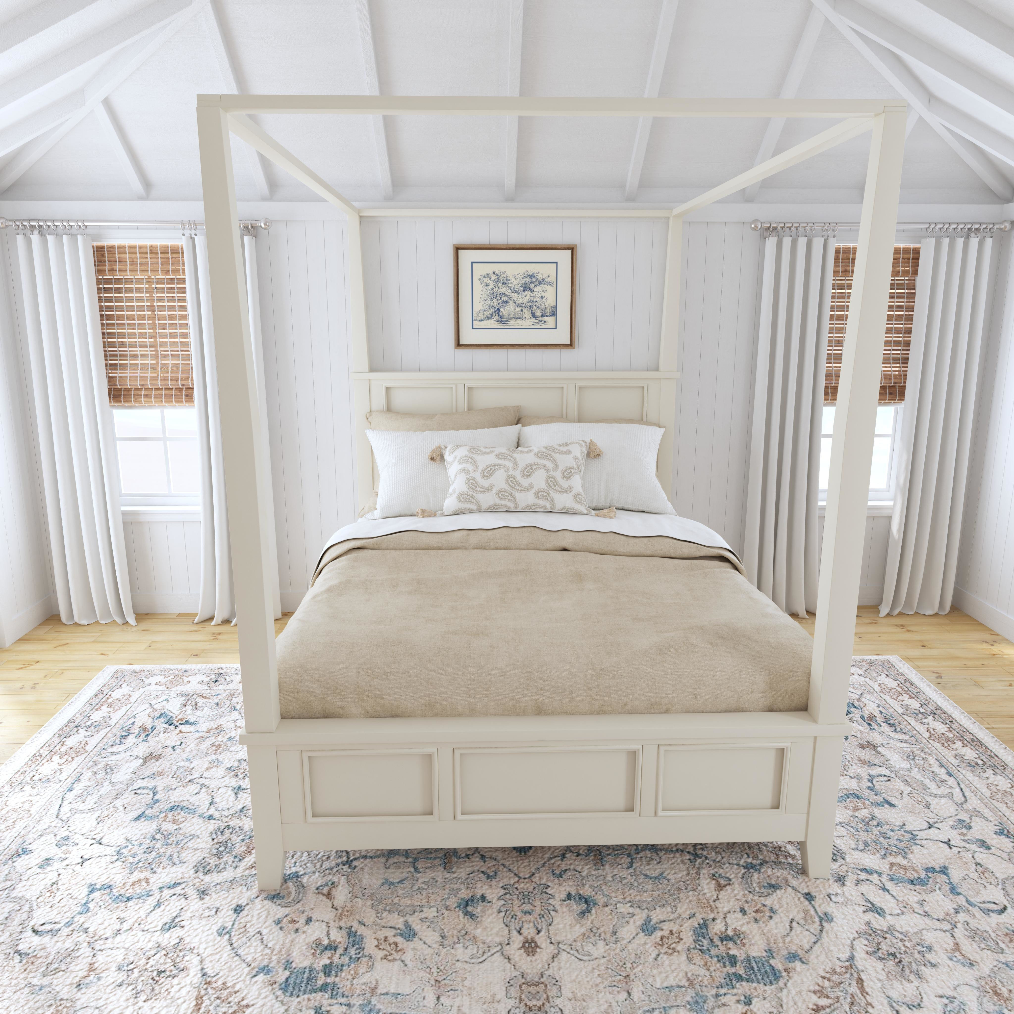 Laurel Foundry Modern Farmhouse® Mosqueda Low Profile Canopy Bed ...