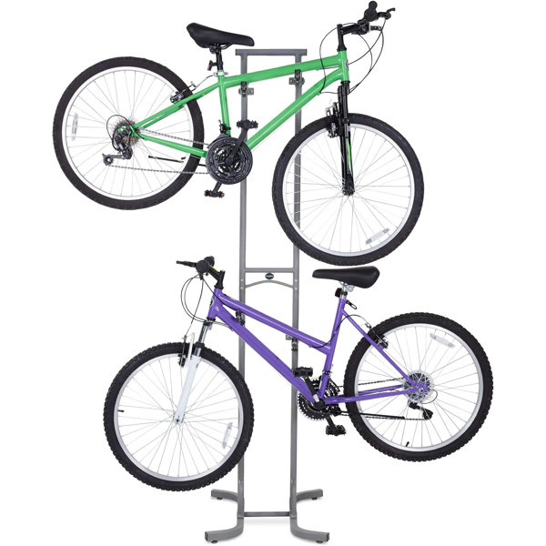 Arlmont & Co. Maltby Metal Freestanding Adjustable Bike Rack | Wayfair
