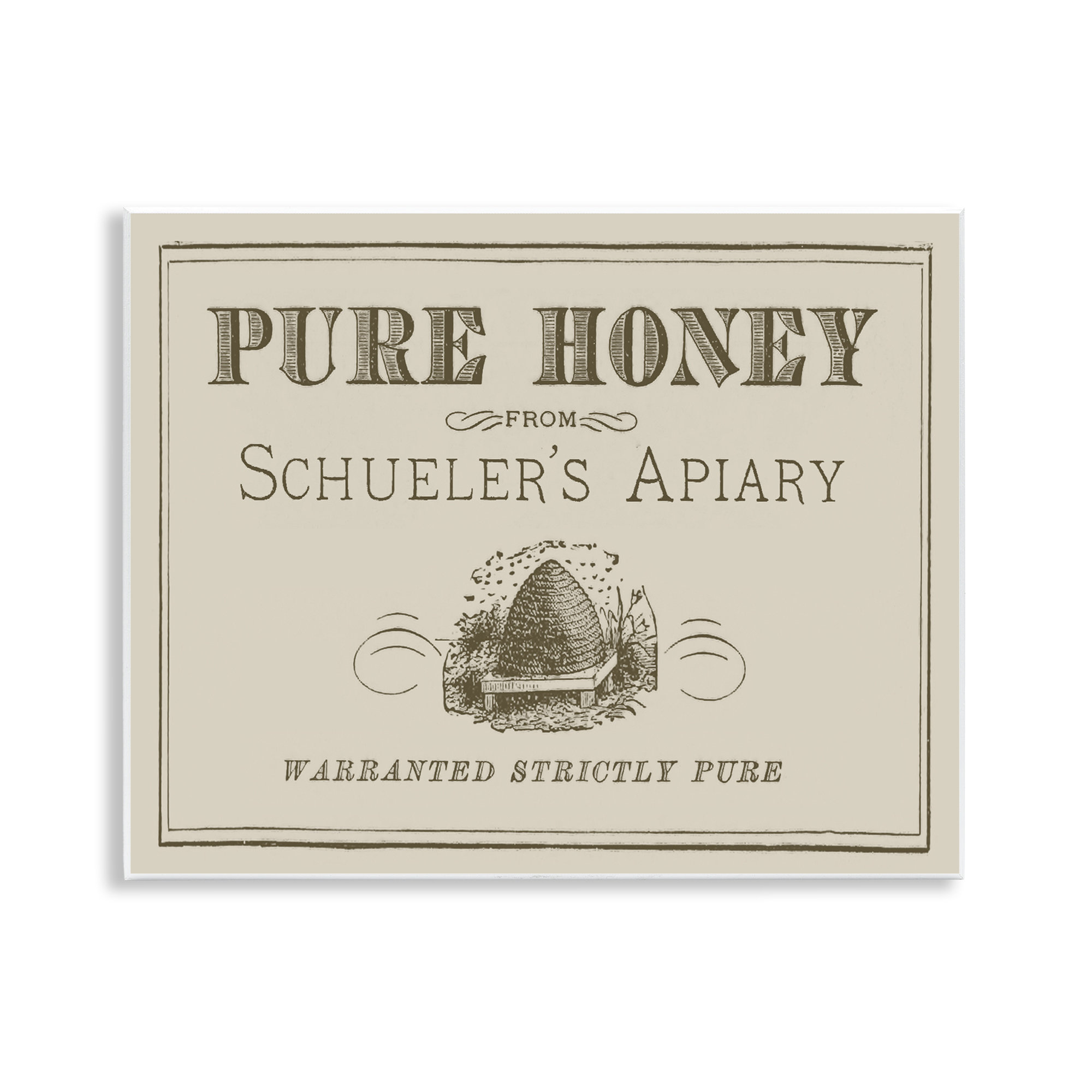 Union Rustic Vintage Pure Honey Wall Plaque Art by Daphne Polselli ...