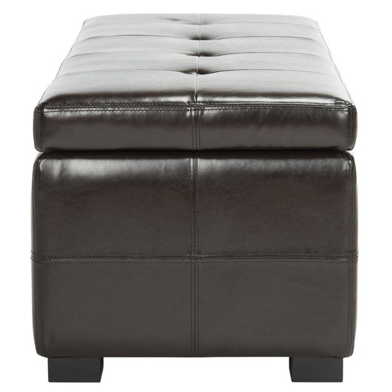 Red Barrel Studio® Alescia Faux Leather Upholstered Storage Bench ...