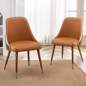 Brown Upholstered Kitchen & Dining Chairs You'll Love | Wayfair
