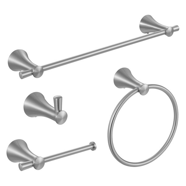 Parlos Home 4 Piece Bathroom Hardware Set | Wayfair