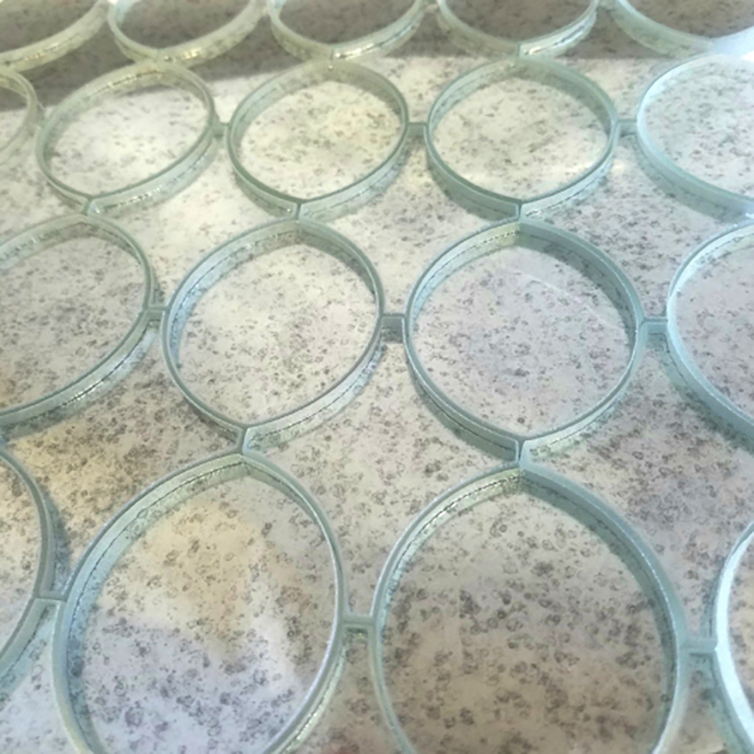 Medici & Co. Venetian Antique 12" x 12" Glass Wall Tile | Wayfair