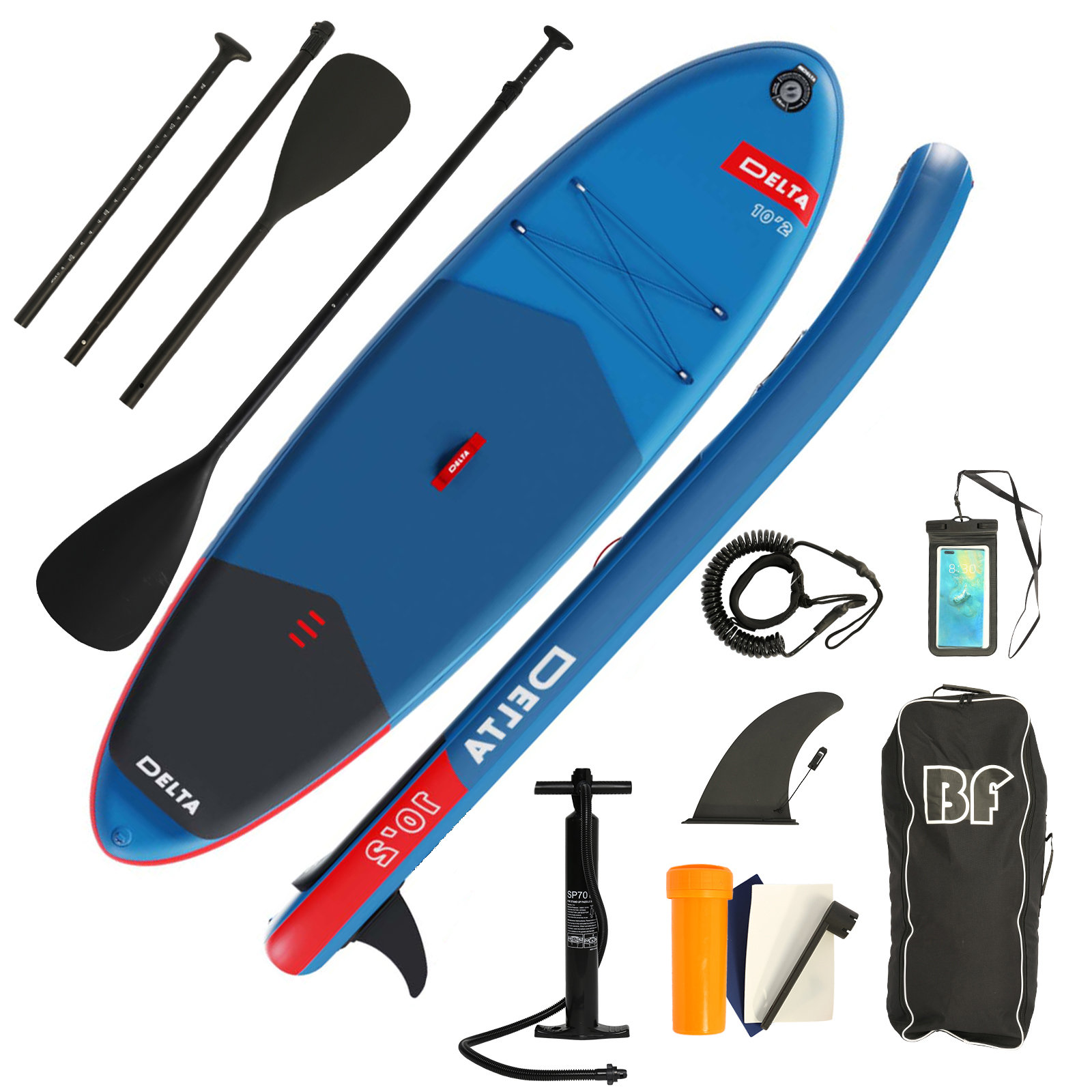 LHBcraft PVC Inflatable Stand Up Paddle Board/ Freestanding Surfboard ...