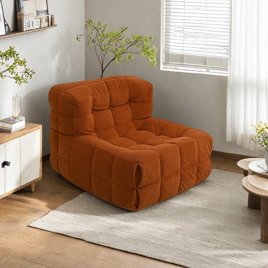 Hokku Designs Modern waffle sofa | Wayfair