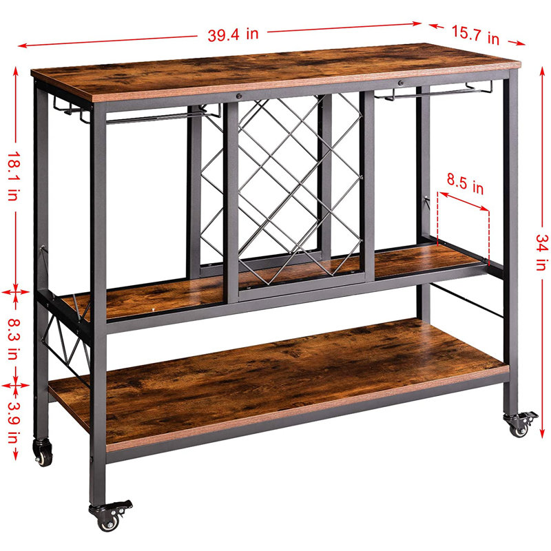 17 Stories Keeana Bar with Wine Storage & Reviews | Wayfair