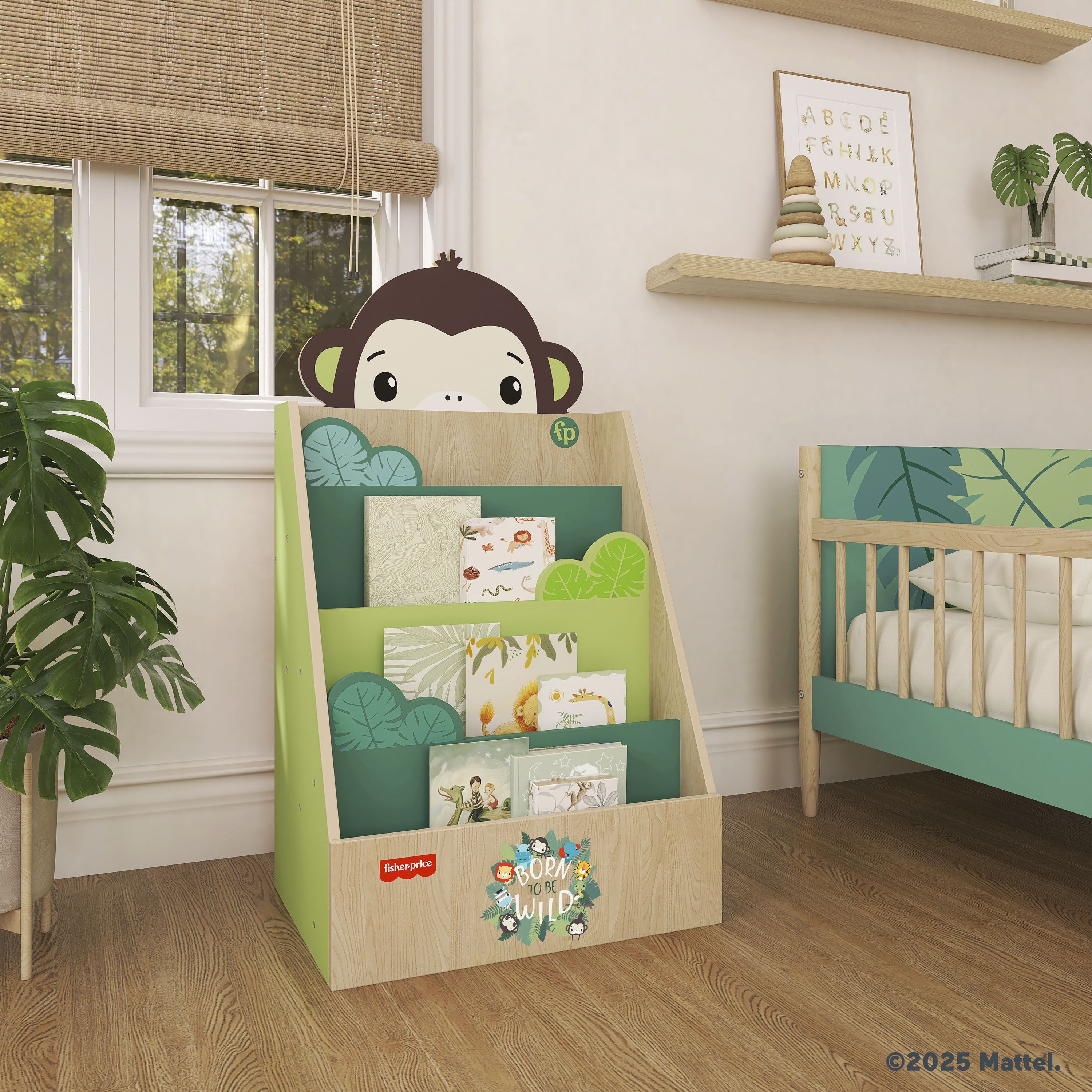 Ophelia & Co. Fisher Price Fauna Collection Go Bananas Bookcase By ...