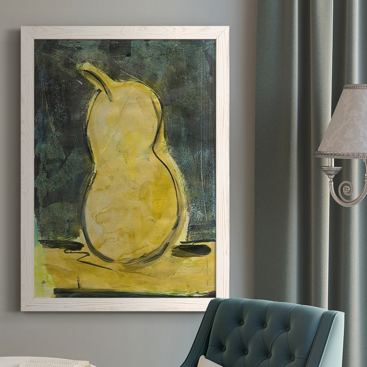 Red Barrel Studio Bloxson Urban Pear I Framed On Canvas Print - Wayfair ...