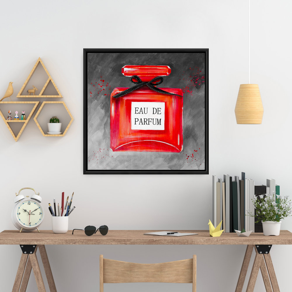House of Hampton® " Perfume Red Bottle " on | Wayfair