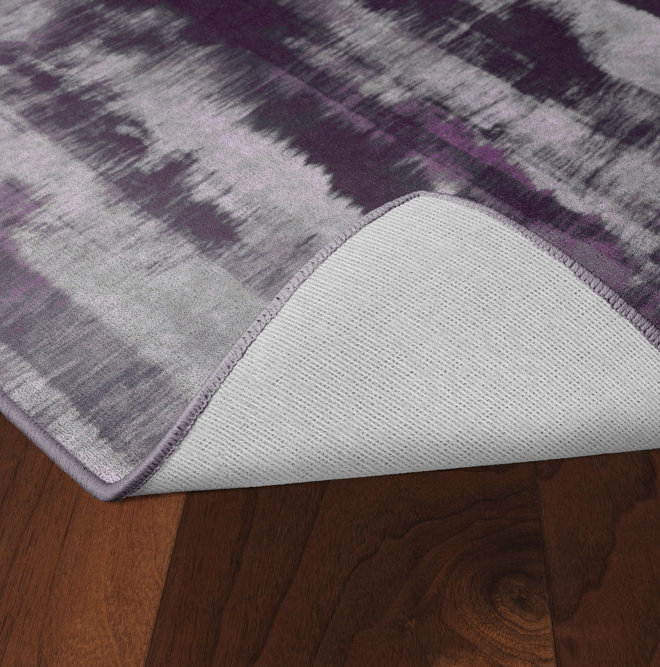 Williston Forge Demetrius Purple/Gray Area Rug & Reviews | Wayfair