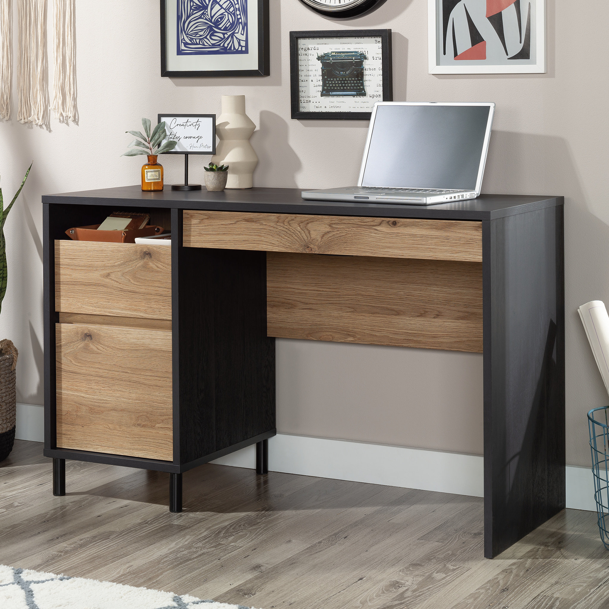 Mercury Row® Breaux Computer Desk & Reviews | Wayfair
