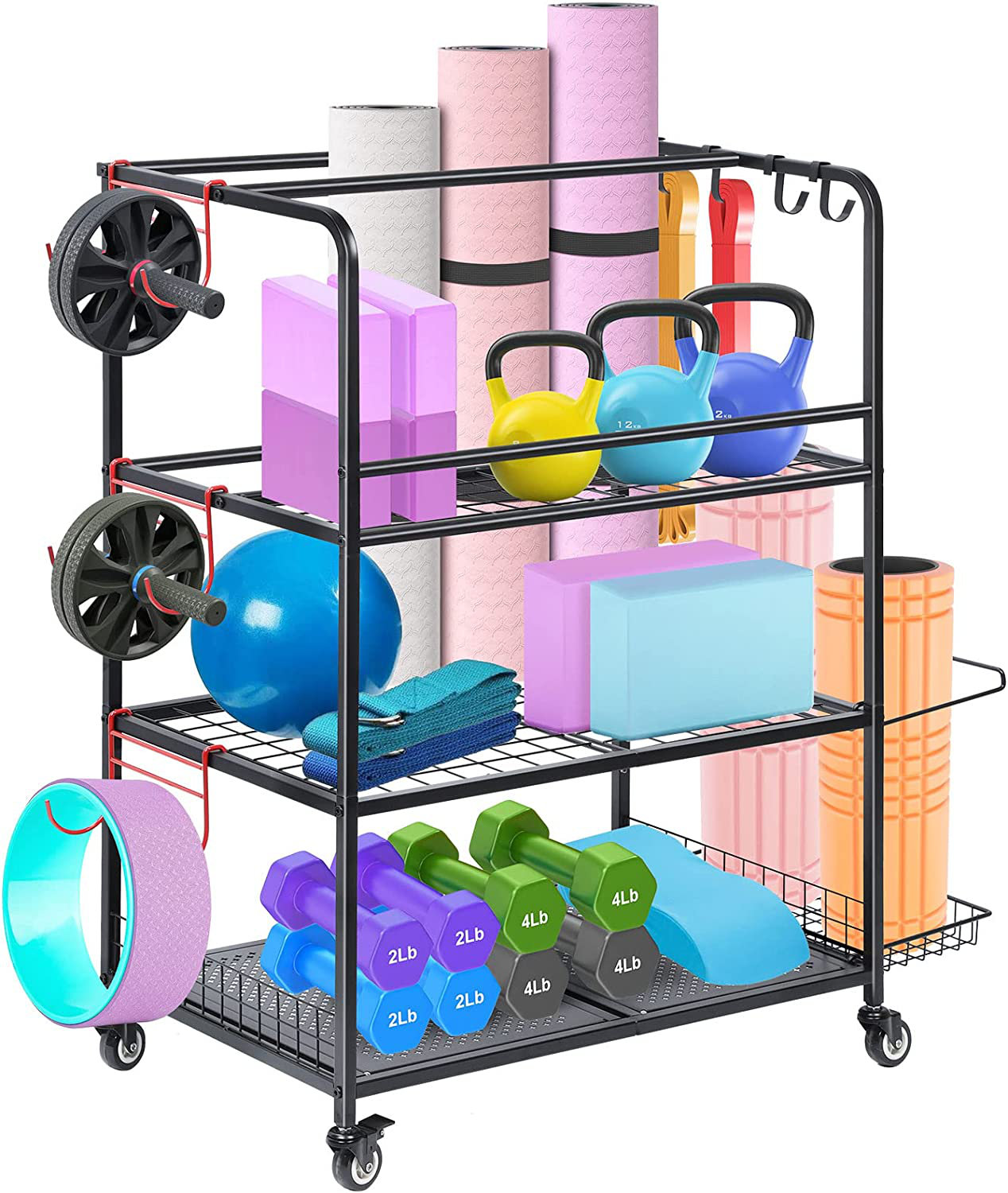 Rebrilliant Lusch Freestanding Sports Rack & Reviews | Wayfair