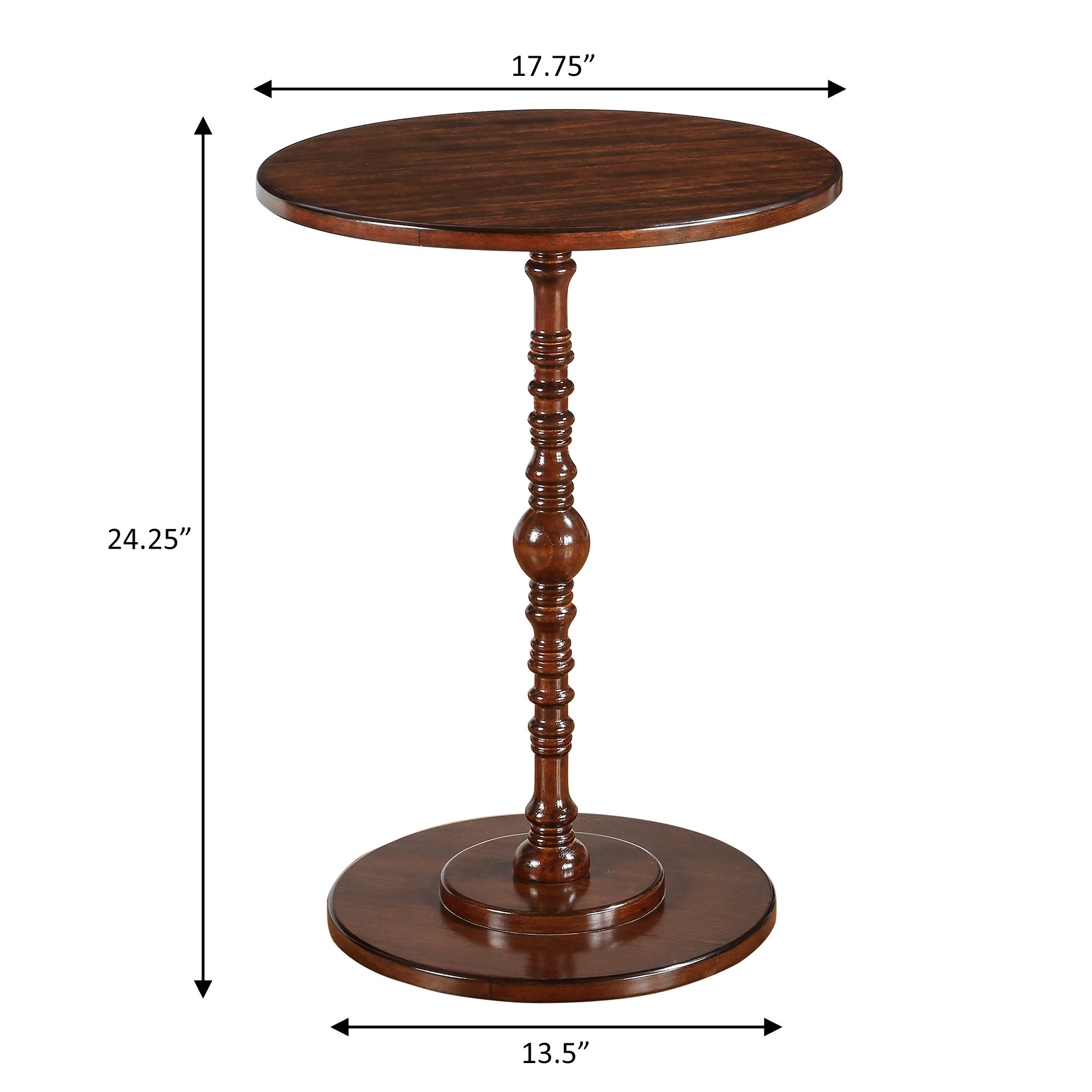 Charlton Home® Daneysha Spindle End Table & Reviews | Wayfair