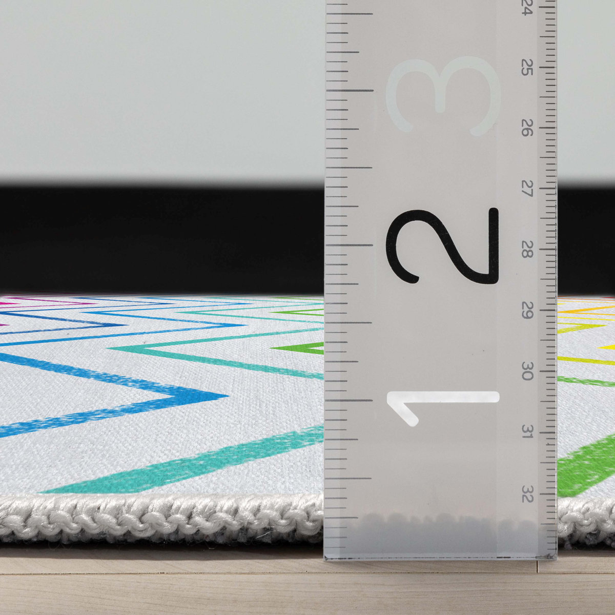 Well Woven Crayola Zig Zag Chevron Multicolor Area Rug | Wayfair