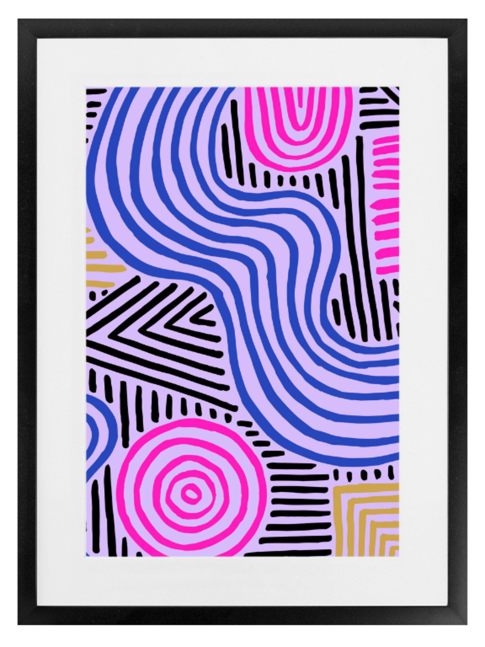 ComfiArt Pink Wave - Single Picture Frame Print - Wayfair Canada