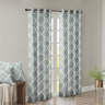 Madison Park Fretwork Print Grommet Top Window Curtain Panel & Reviews ...