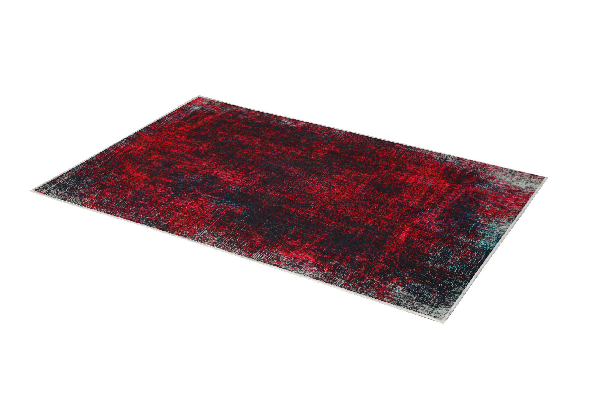 East Urban Home Linford Flatweave Red/Grey Rug - Wayfair Canada