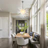 Corrigan Studio® White Hand-Blown Glass Tube Chandelier, Modern Semi ...