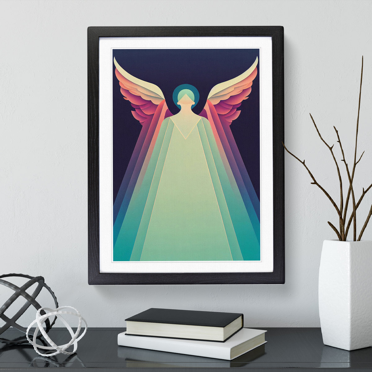 Happy Larry Art Deco Angel Vol.1 - Wall Art | Wayfair.co.uk