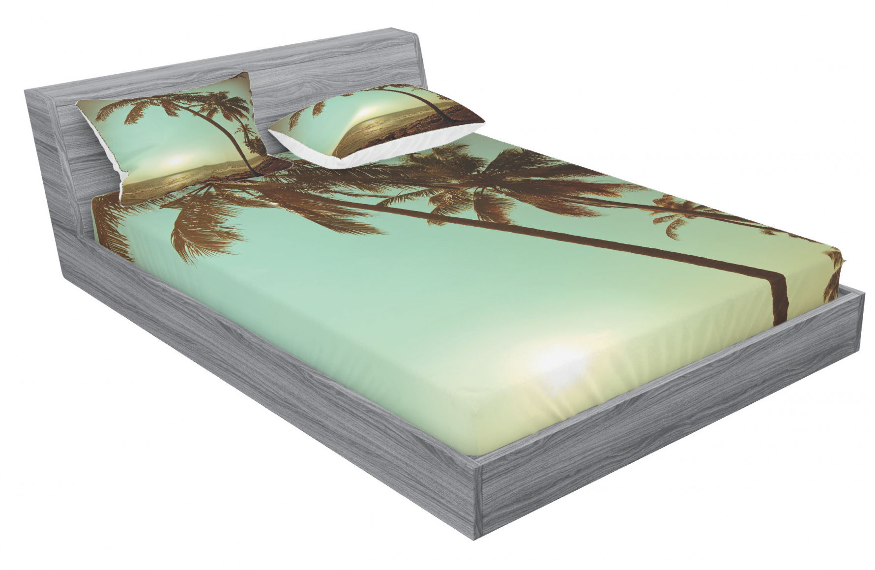 Ambesonne Palm Tree Sheet Set | Wayfair