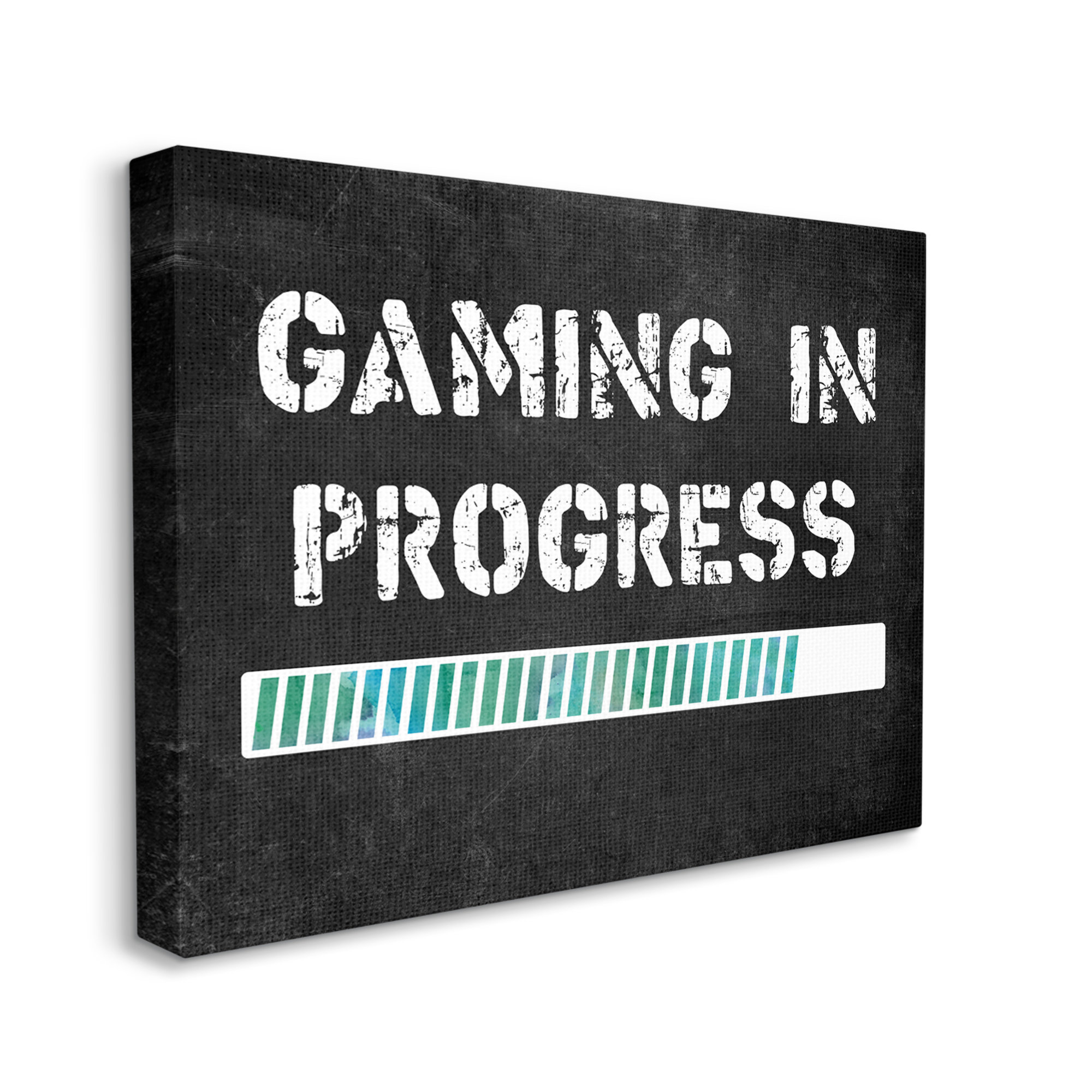 Trinx Gaming In Progress Bar On Canvas by CAD Design Print | Wayfair
