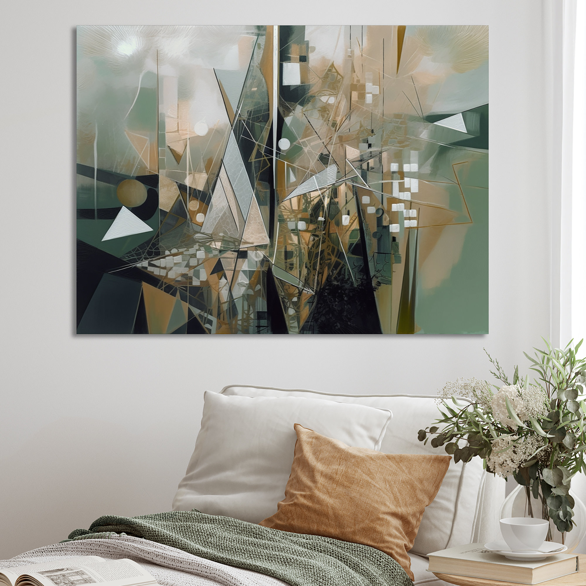 Mercer41 Exploring Cubist Abstractions III - Abstract Cubism Wall Decor ...