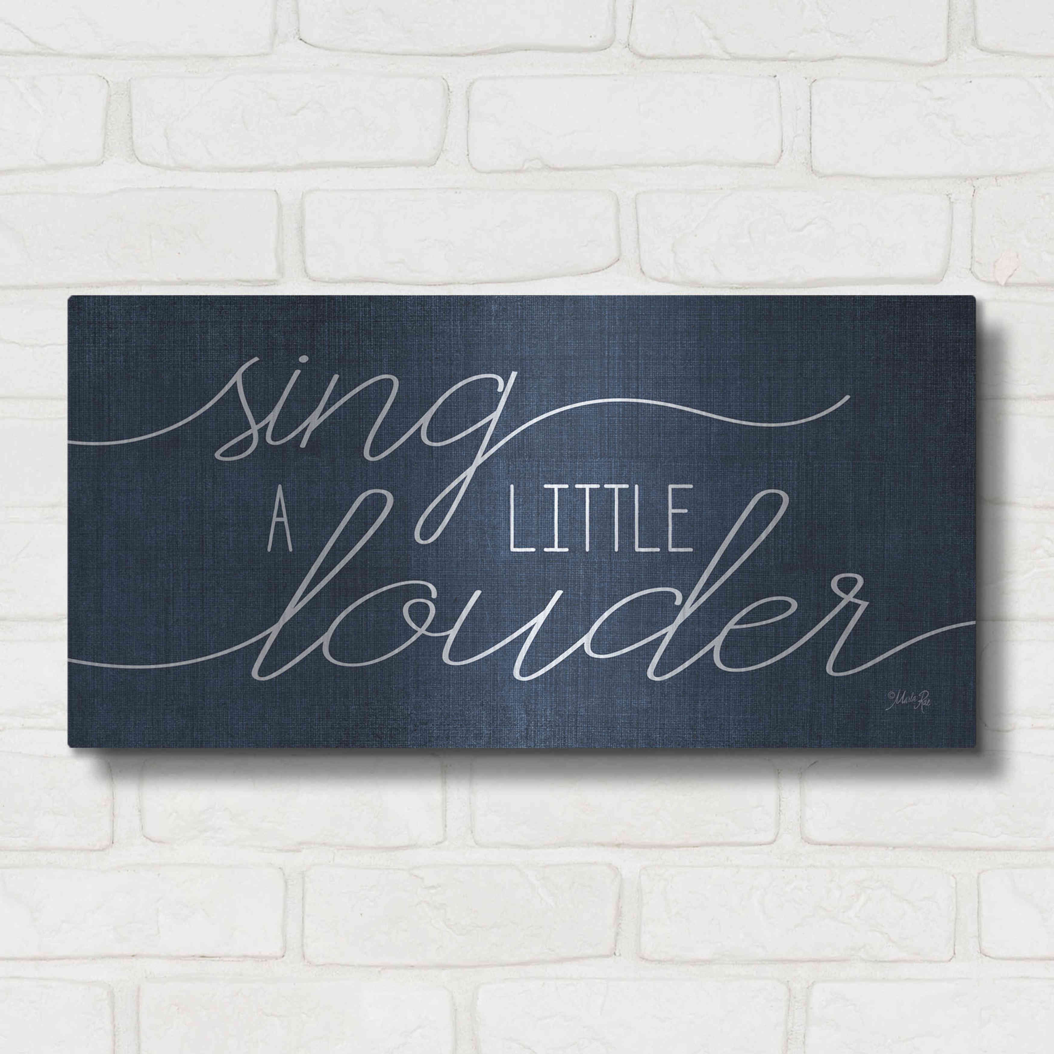 Trinx 'Sing a Little Louder' by Marla Rae, Metal Wall Art | Wayfair