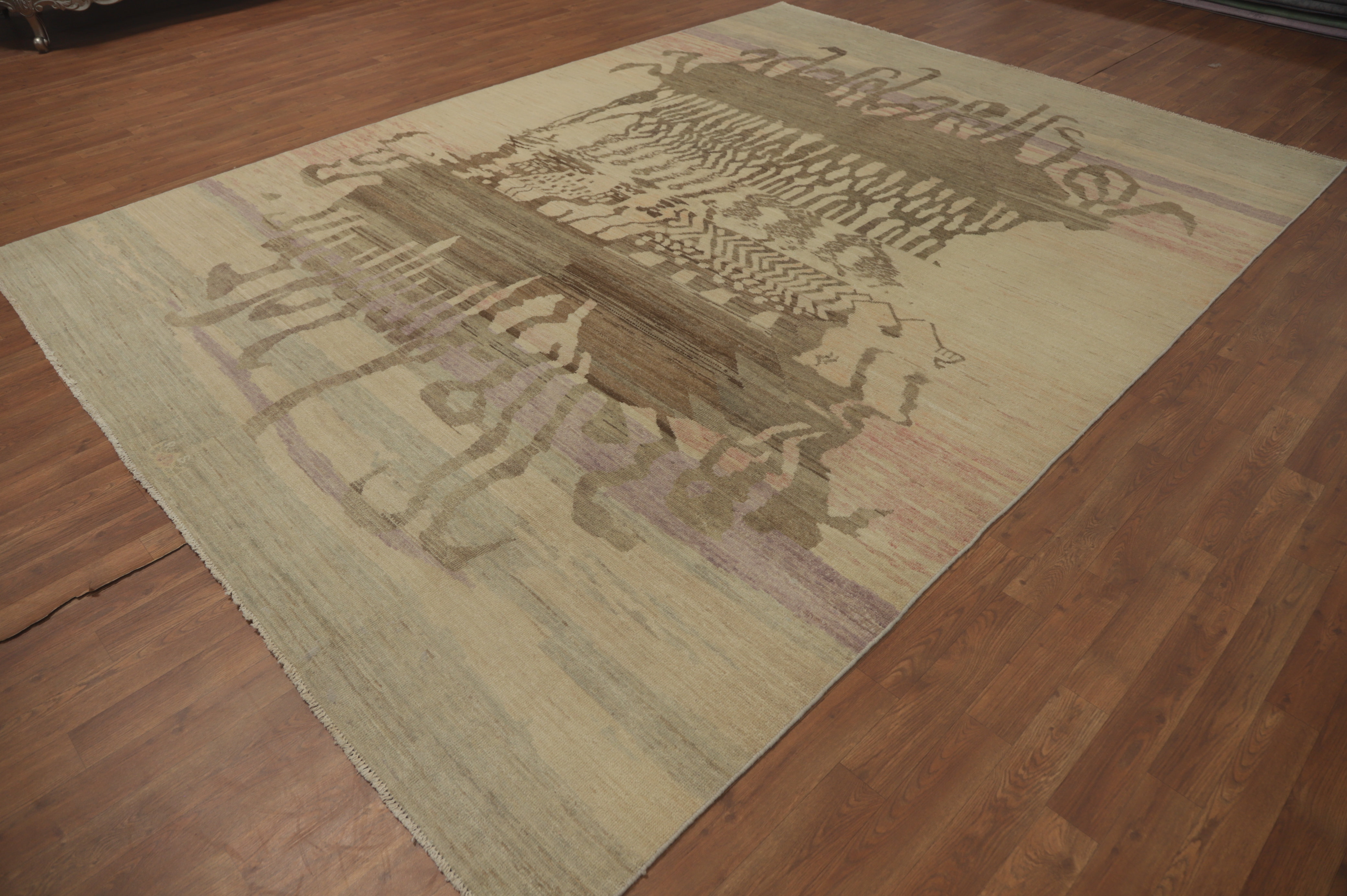 Corrigan Studio Animals Pictorial Art Deco Vegetable Dye Area Rug 8x11 ...