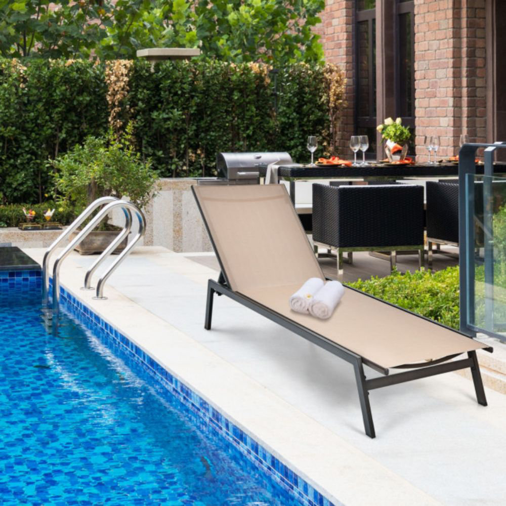 Arlmont & Co. Ixia Outdoor Metal Chaise Lounge | Wayfair