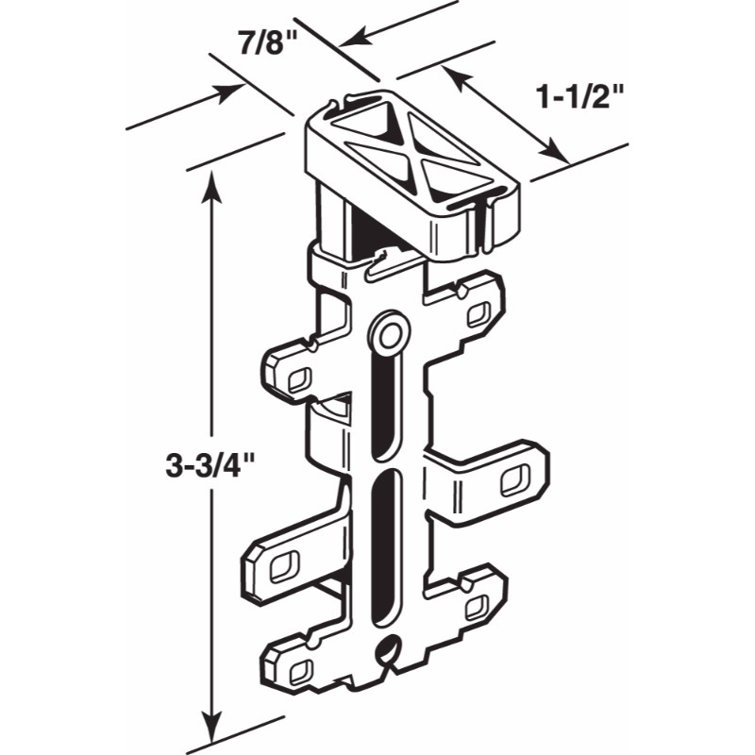 Prime-Line Wardrobe Door Top Guide - Wayfair Canada