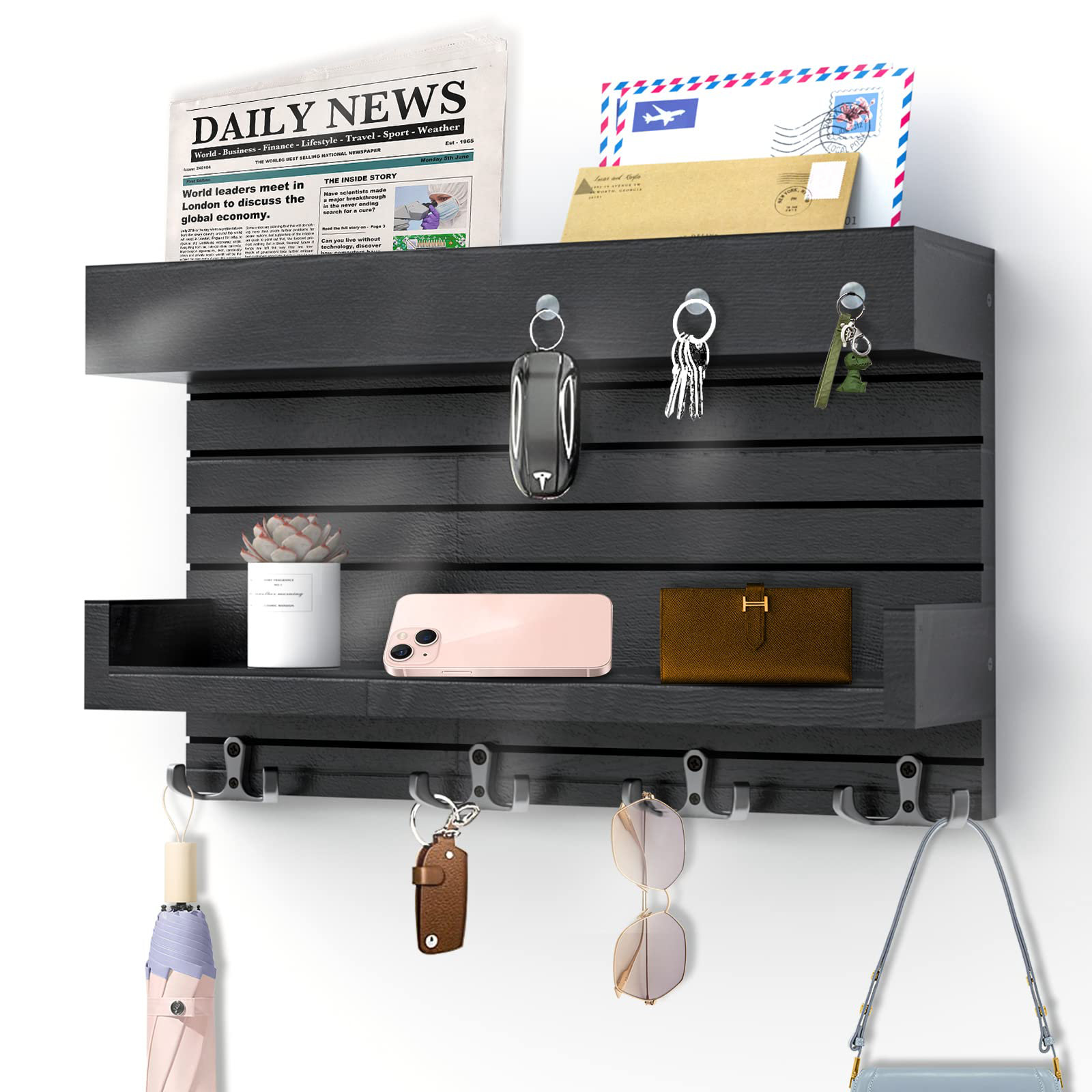 Toledo Bath & Kitchen Key Holder For Wall Decorative Wall Mounted Mail ...