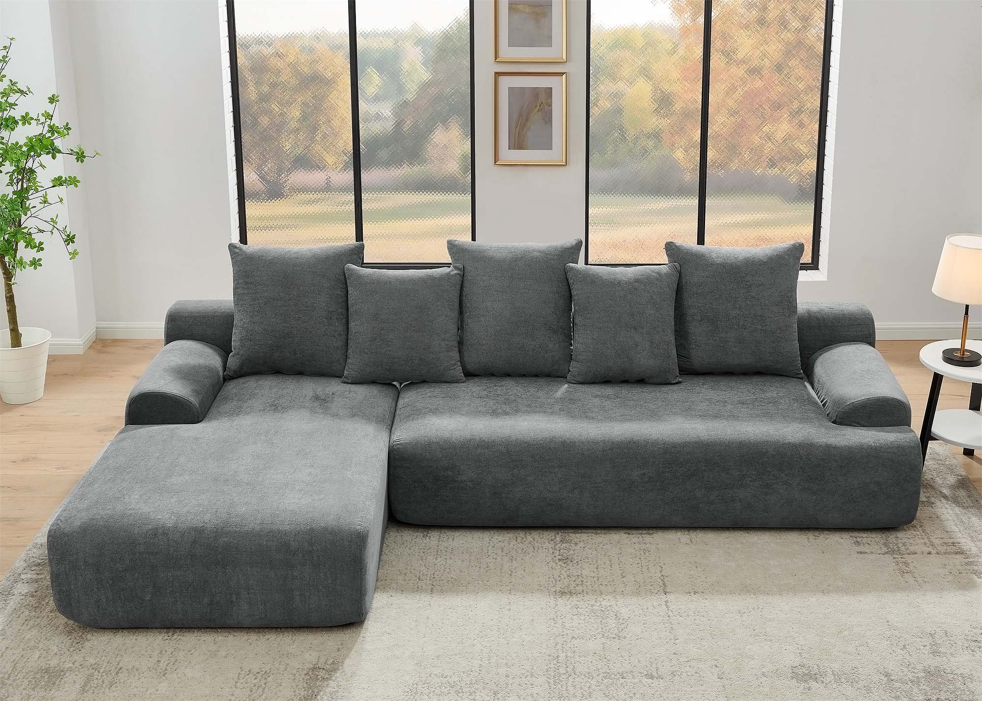 Ivy Bronx Versatile Modular Compressed Sofa for Various Spaces ...