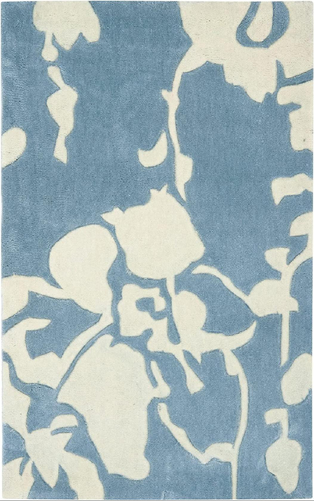 Winston Porter Modern Art Collection Handmade Floral Area Rugs ...