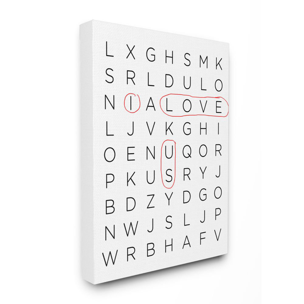 Ebern Designs Crossword by Anna Quach - Textual Art Print | Wayfair