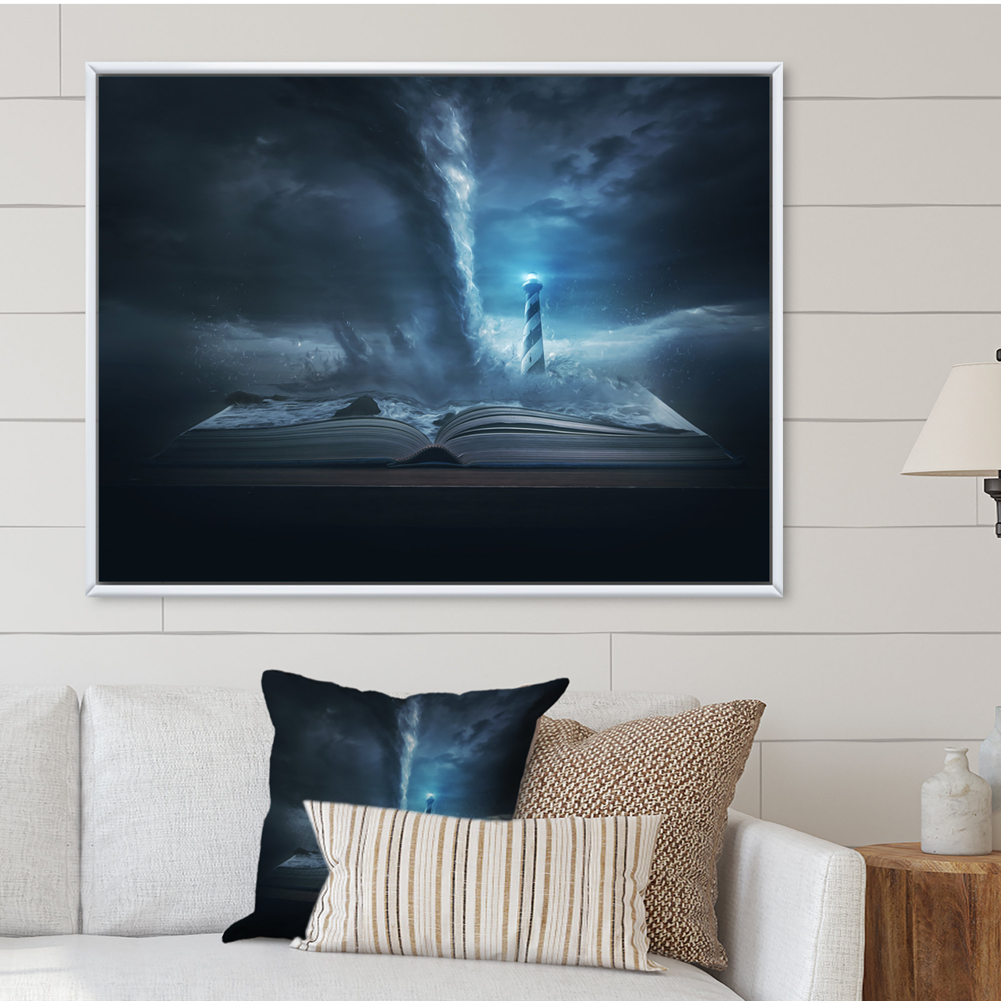 Breakwater Bay Big Storm Tornado Book - Floater Frame Graphic Art on ...