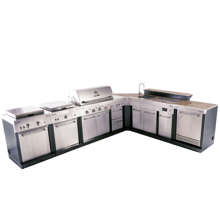 Charbroil Medallion Series 7-Piece Modular Outdoor Kitchen Set ...