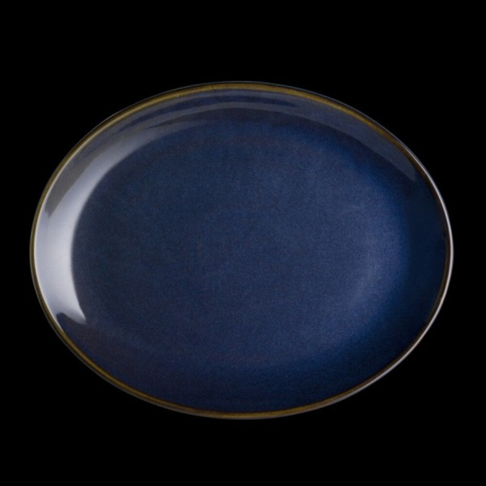 Homer Laughlin Oval Platter Flipside Indigo | Wayfair
