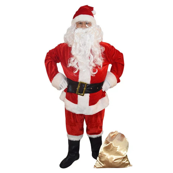 Ophelia & Co. Adult Santa Claus Suit Christmas Costume Fancy Dress ...