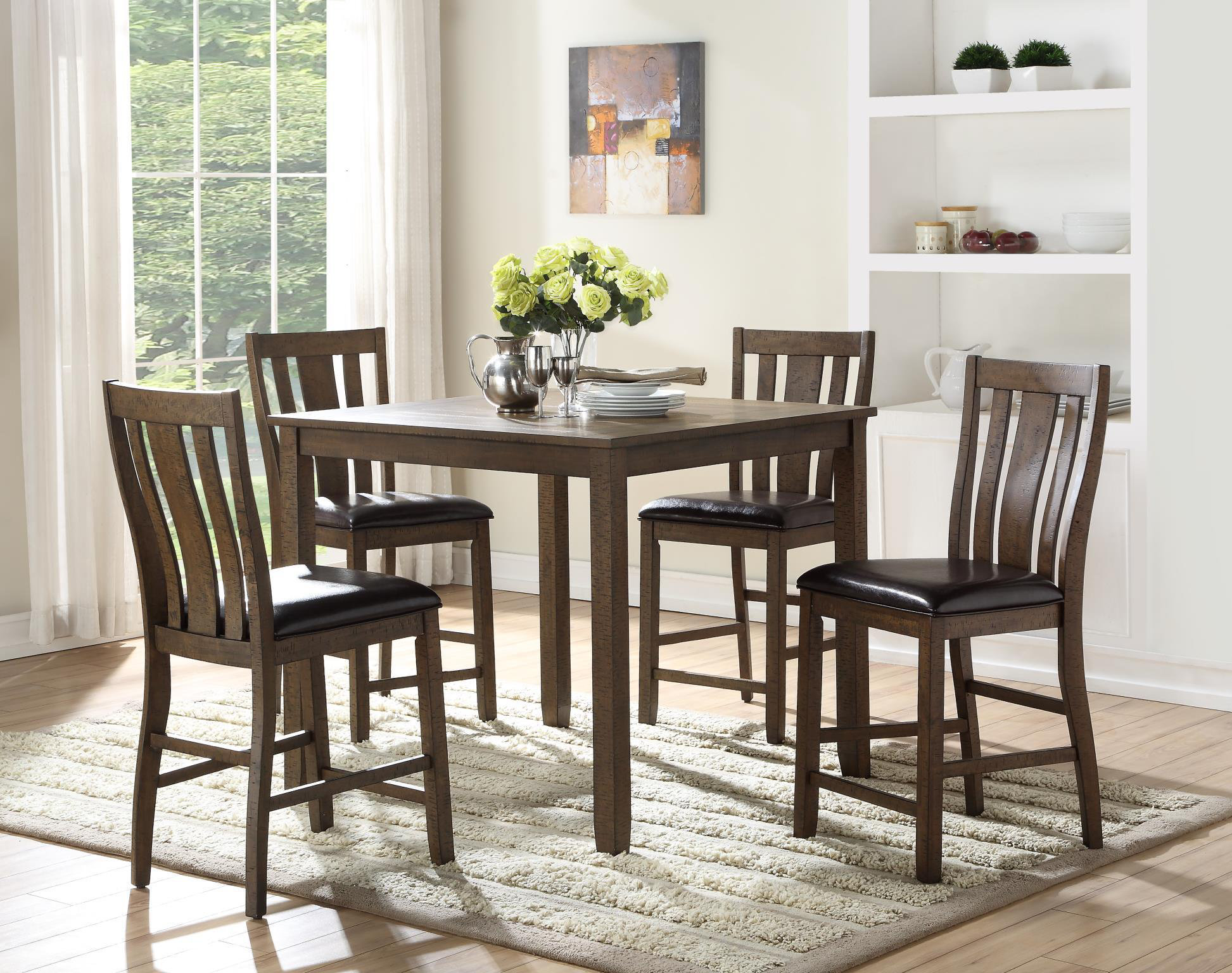 Red Barrel Studio® Klingbeil Square 48'' L x 42'' W Dining Set | Wayfair