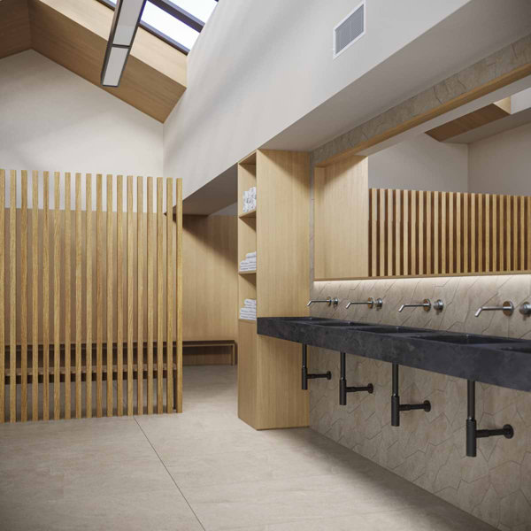 TileBar Era Organic Pattern Limestone Look Matte Porcelain Mosaic Tile ...