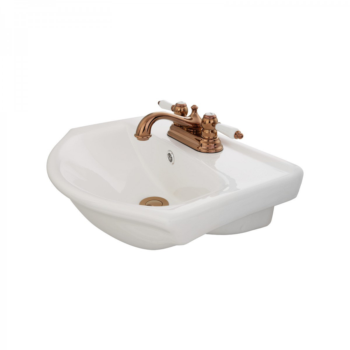 The Renovators Supply Inc. White Ceramic U-Shaped Wall Mount Bathroom ...