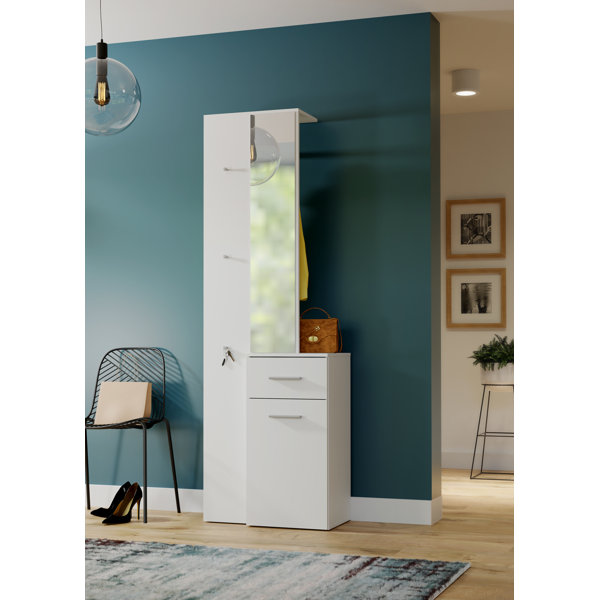Latitude Run Garet 1 Door Manufactured Wood Wardrobe | Wayfair.co.uk