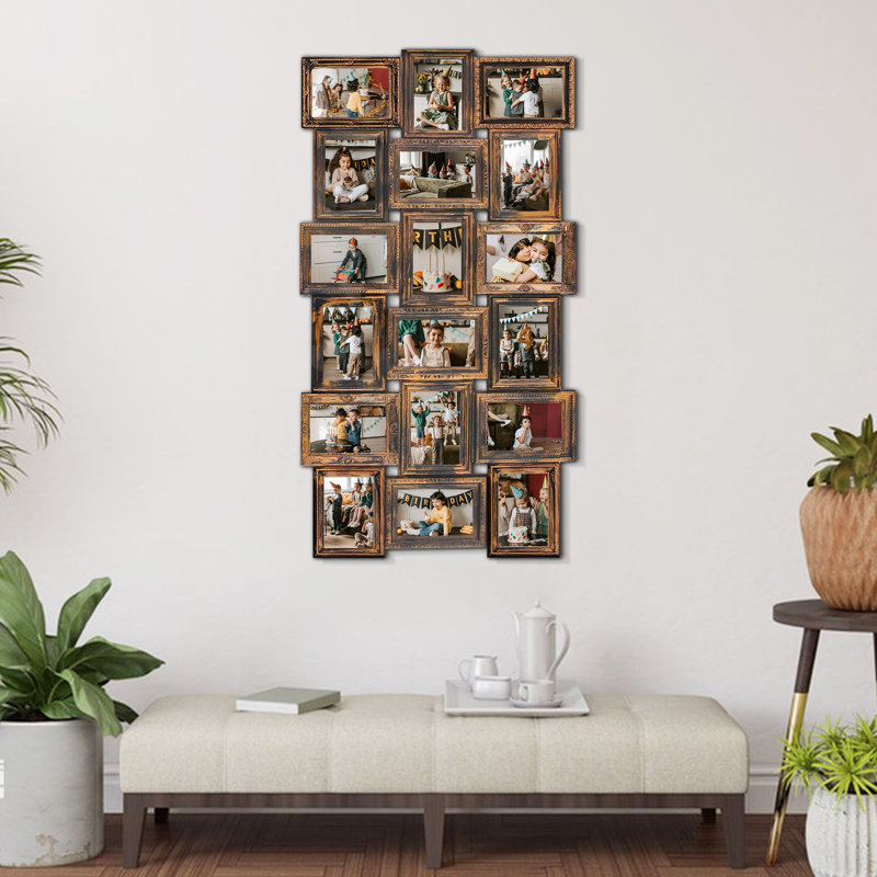 Astoria Grand Height 18 Opening Wall Gallery Family Picture Frame Set ...