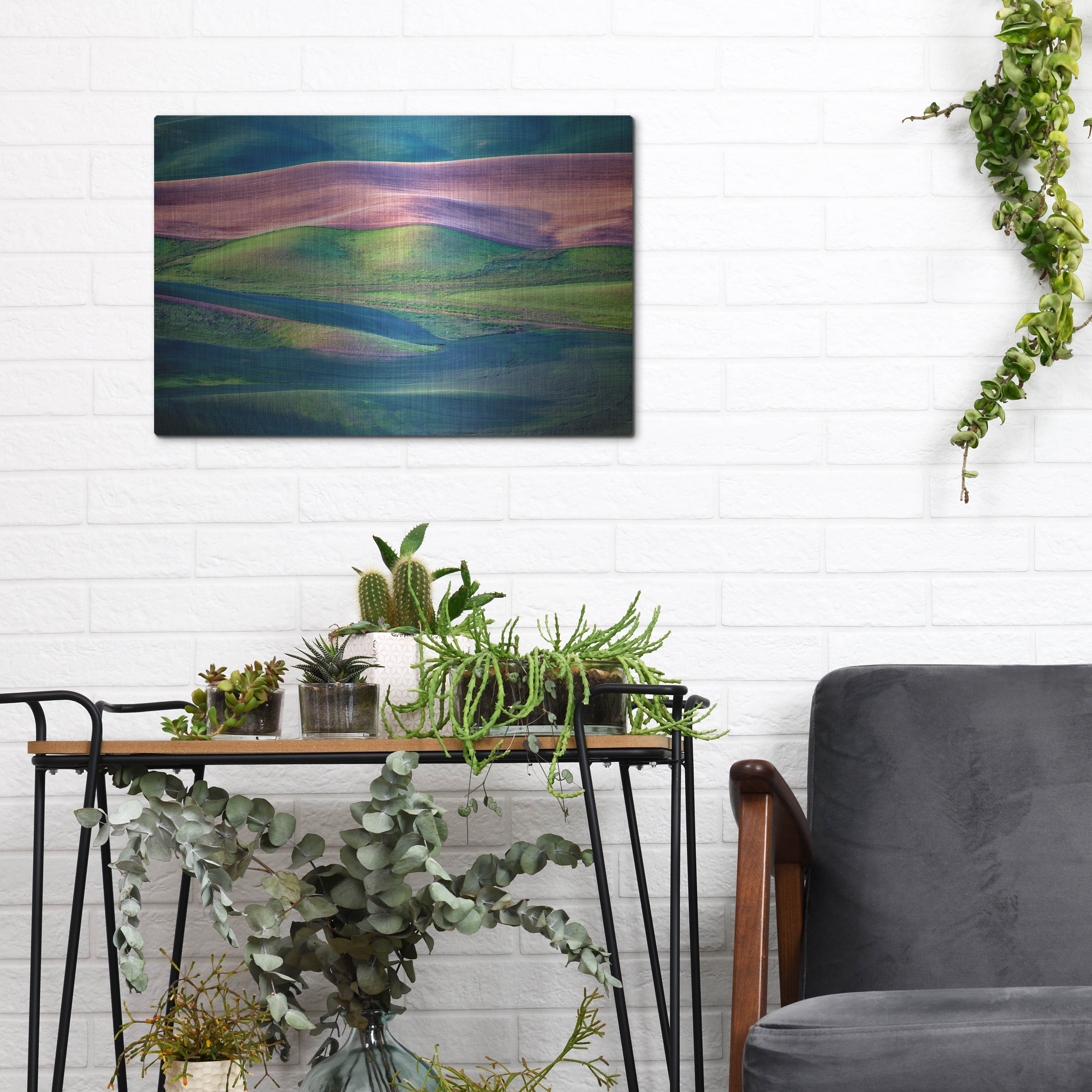 Latitude Run® 'Palouse Undulation' by Rick Berk Metal Wall | Wayfair