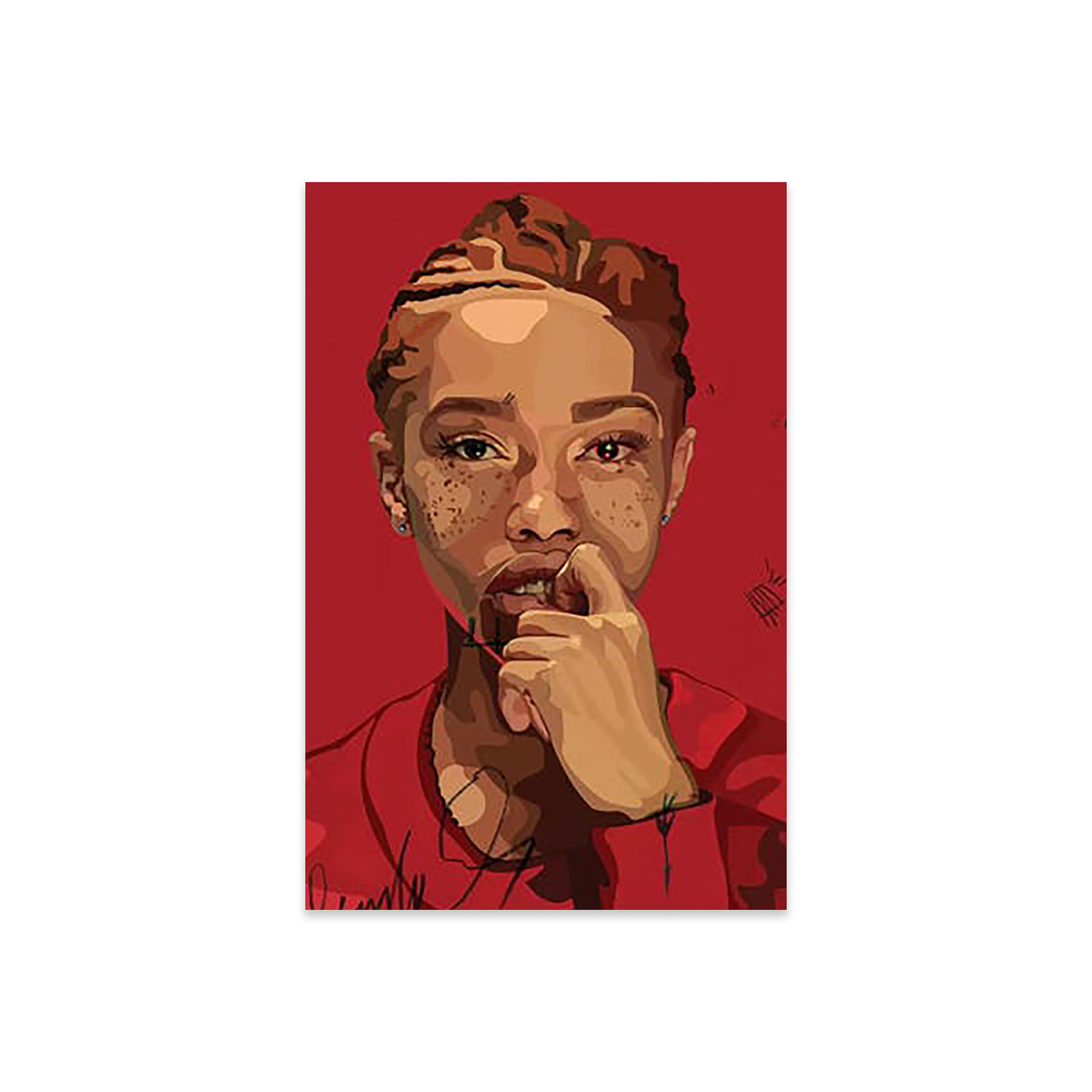 Red Barrel Studio Freckles Girl Print On Acrylic Glass - Wayfair Canada