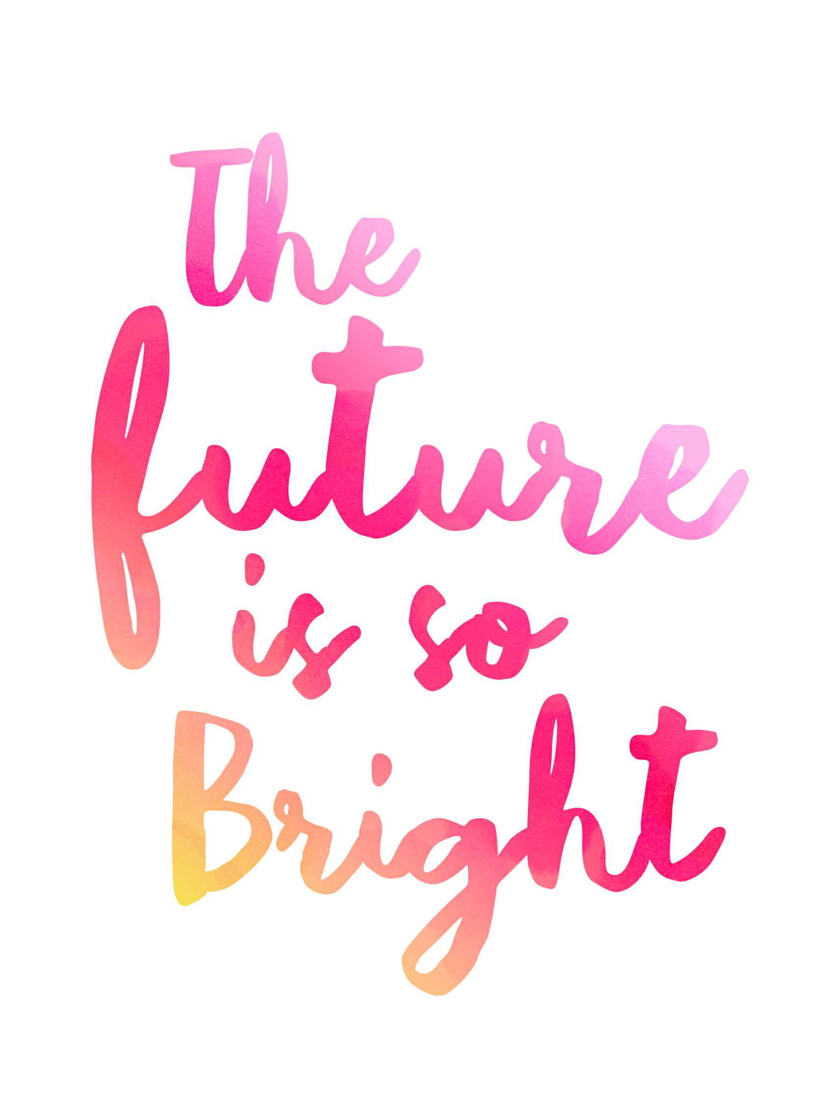 Trinx So Bright Future - Wrapped Canvas Print | Wayfair