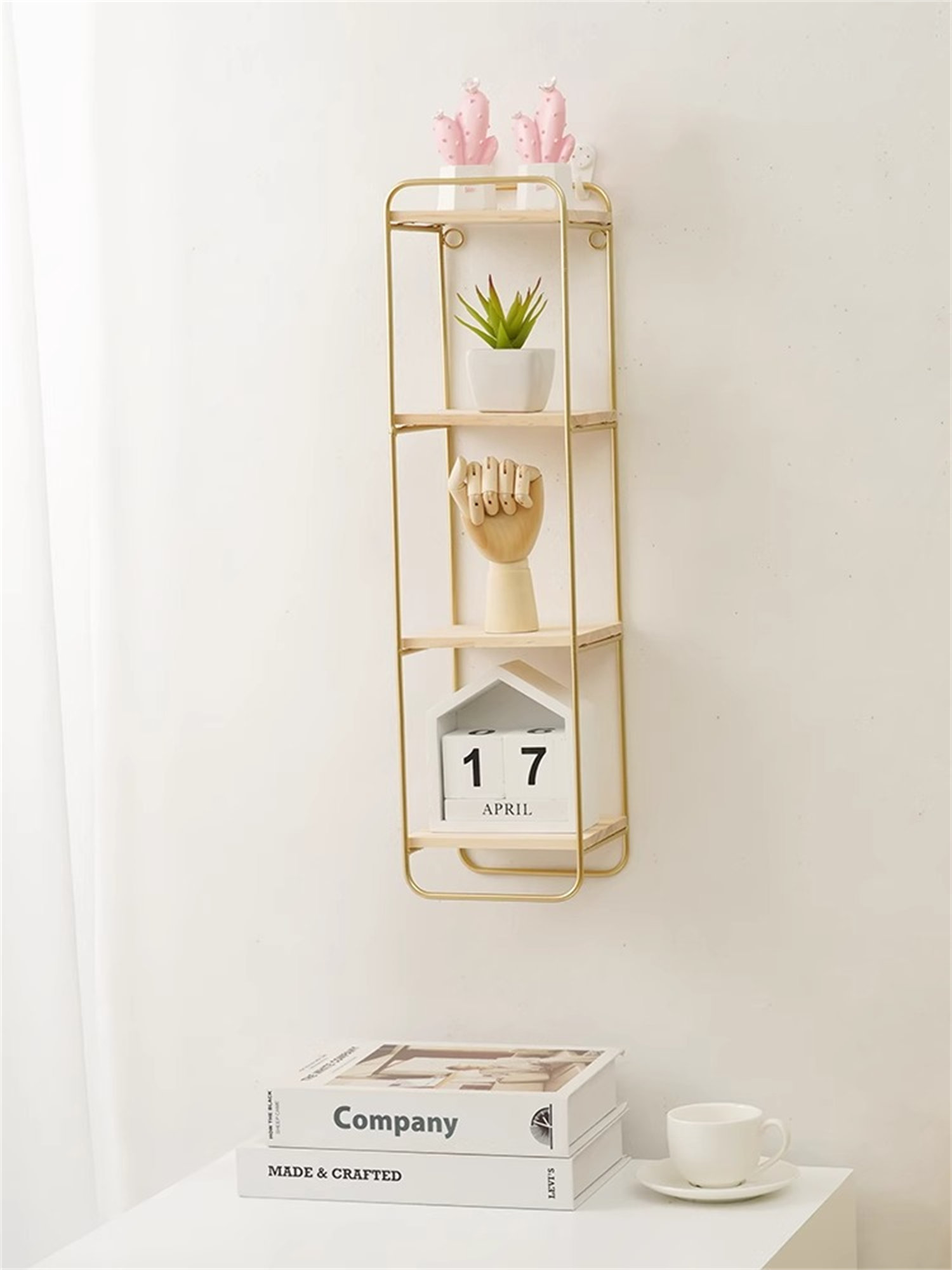 17 Stories Tybias Metal Floating Shelf | Wayfair