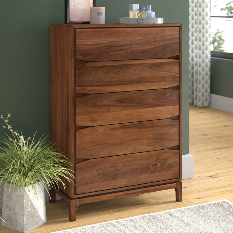 George Oliver Veach 5 Drawer 31.5" W Chest & Reviews | Wayfair